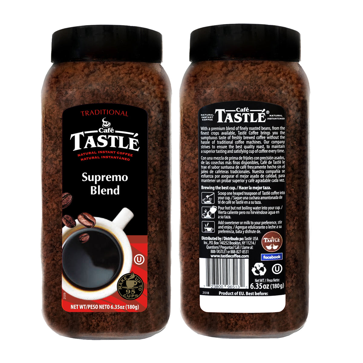 Supremo Blend Instant Coffee – Tastlé Coffee