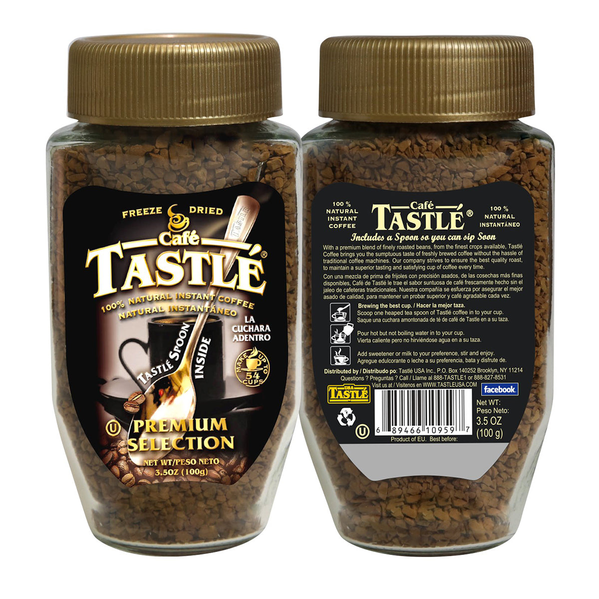 Premium Selection Instant Coffee (Spoon Included) – Tastlé Coffee